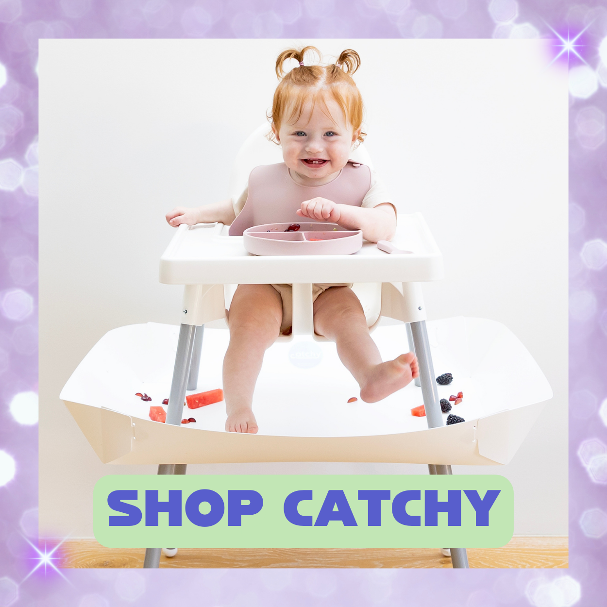 High Chair Catchy & Feeding Accessories | Food & Mess Catcher | Catchy